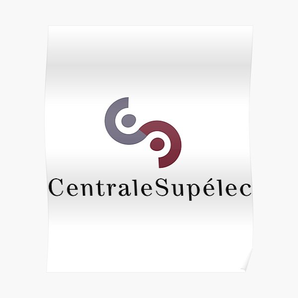 "Ecole Centrale Supelec-Logo" Poster von Bloviat48 | Redbubble