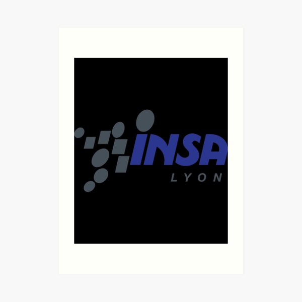 "INSA lyon logo" Art Print for Sale by Bloviat48 | Redbubble