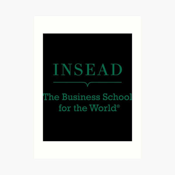 "Logo Insead" Art Print for Sale by Bloviat48 | Redbubble