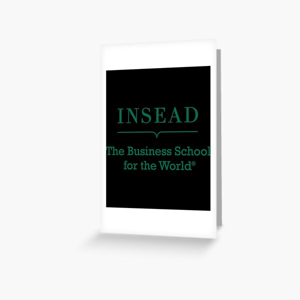 "Logo Insead" Greeting Card by Bloviat48 | Redbubble