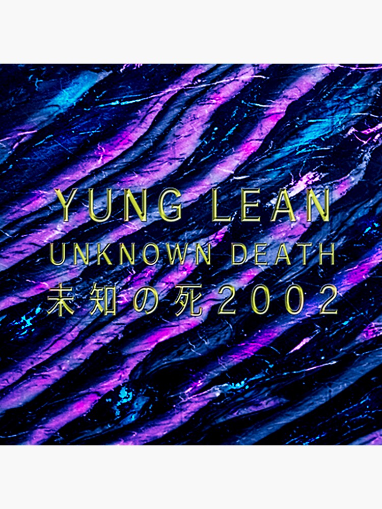 "Yung Lean" Sticker by Snatac | Redbubble