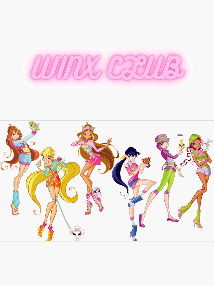 "Winx club t-shirt " Sticker by zizushop | Redbubble