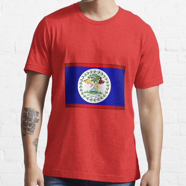 "The Flag of Belize" T-shirt for Sale by Smaragdas | Redbubble | belize ...