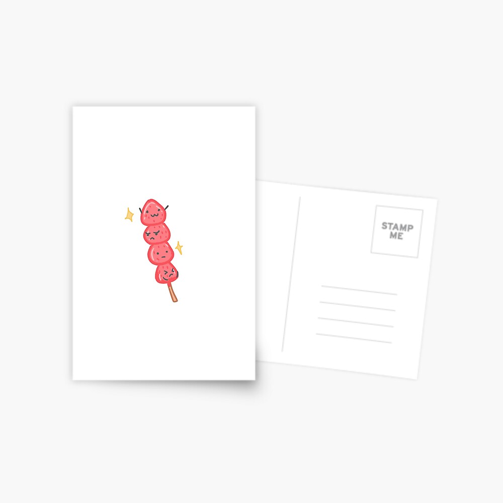 "Tanghulu- candied fruit" Sticker for Sale by Claireychen | Redbubble