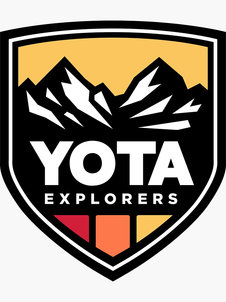 "Yota Explorers Shield Badge Toyota Vintage Racing Stripes Mountains ...
