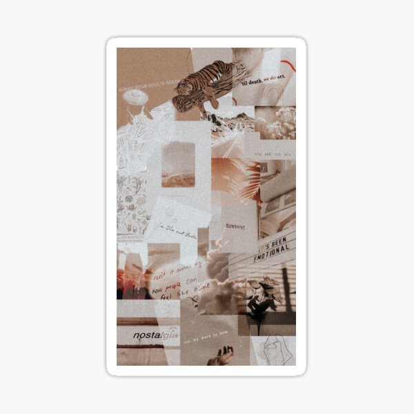 "Aesthetic Collage" Sticker for Sale by ktr39 | Redbubble