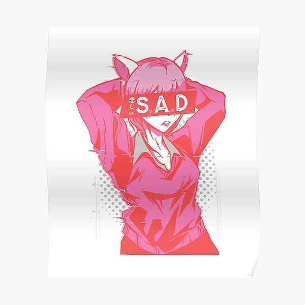 "SAD GIRL CRYING " Poster for Sale by TRIBExSPACE | Redbubble