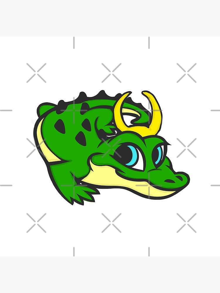 "croki loki variant alligator cartoon" Photographic Print by ...