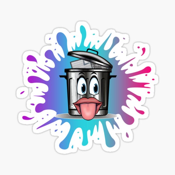 "I am a piece of garbage" Sticker for Sale by Yellogo | Redbubble