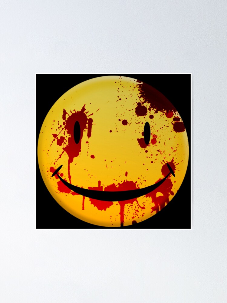 "Bloody Smiley Face" Poster by HorrorBrainz | Redbubble