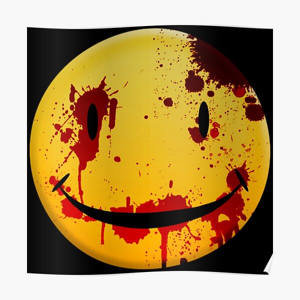 "Bloody Smiley Face" Poster by HorrorBrainz | Redbubble