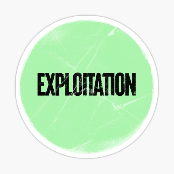 "Exploitation Retro VHS Sticker" Sticker for Sale by wildeyemovies ...
