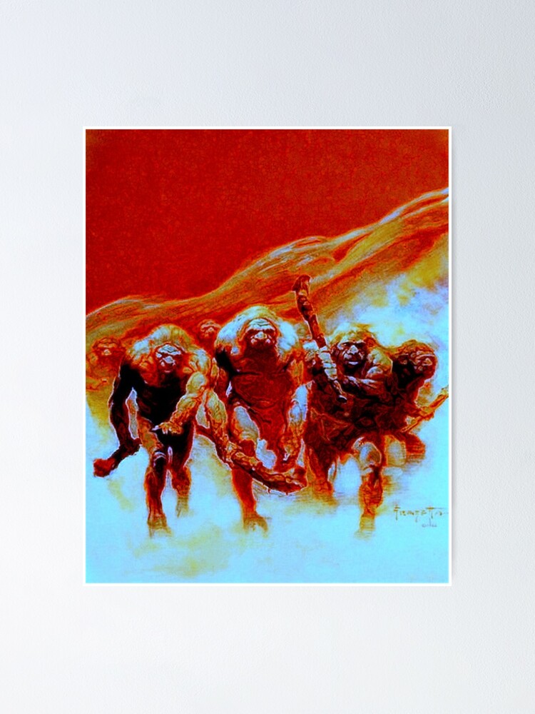 "Neanderthal neon" Poster for Sale by WeesDaGaia | Redbubble