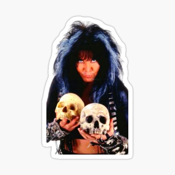 "BLACKIE LAWLESS" Sticker for Sale by MetalRockProg | Redbubble