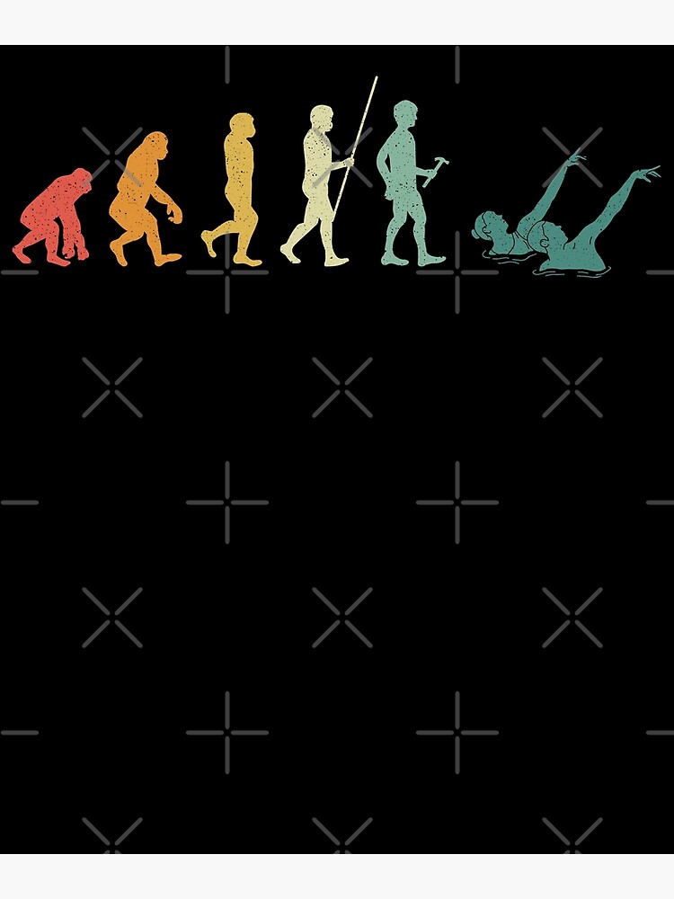 "Artistic Swimming Synchronized Swimming Evolution" Art Print for Sale ...