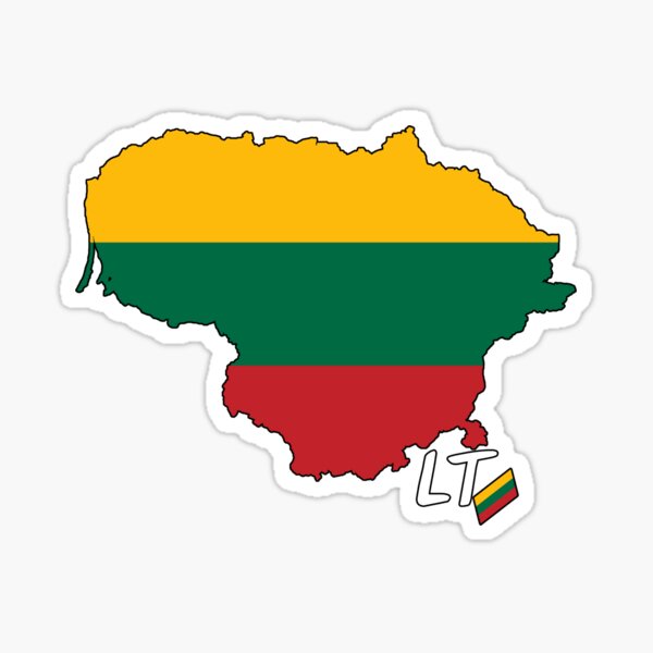 "Lithuania" Sticker for Sale by misterfake | Redbubble