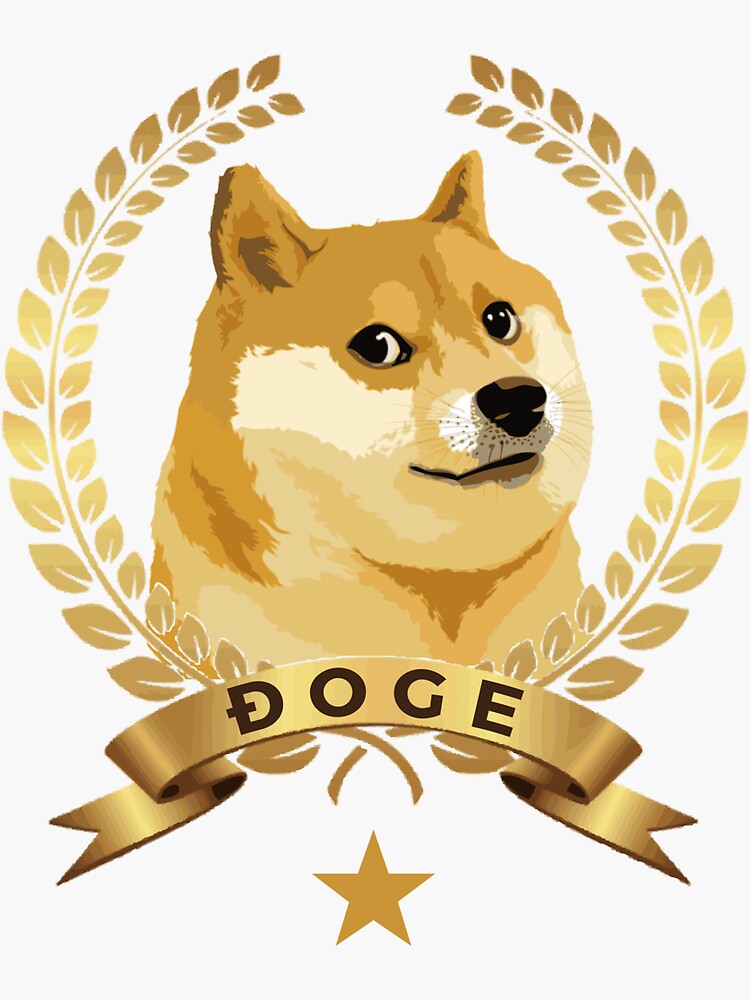 "Doge Winner" Sticker by braddda | Redbubble