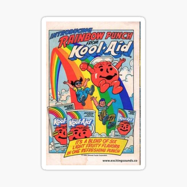 "Vintage Kool-Aid " Sticker for Sale by Jenica13 | Redbubble