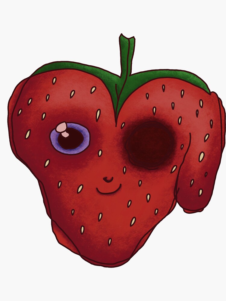 "Rotten Berry" Sticker for Sale by StrawberryBon | Redbubble