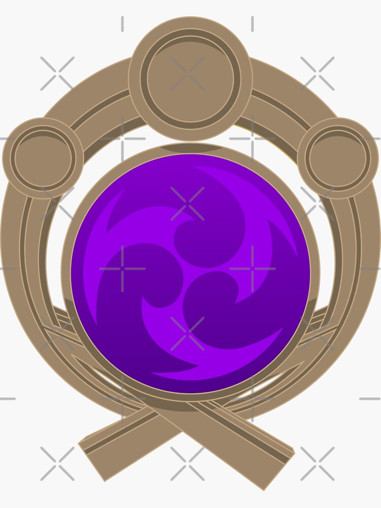 "Inazuma Electro Vision" Sticker for Sale by CJdigitaldesign | Redbubble