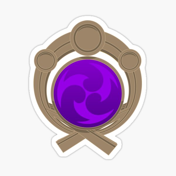 "Inazuma Electro Vision" Sticker for Sale by CJdigitaldesign | Redbubble