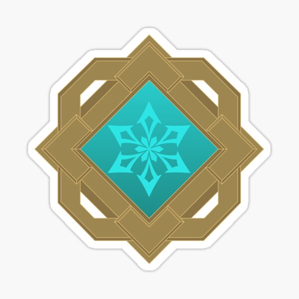 "Liyue Cryo Vision" Sticker for Sale by CJdigitaldesign | Redbubble