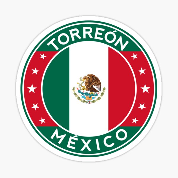 "Torreon, Mexico" Sticker for Sale by Alma-Studio | Redbubble