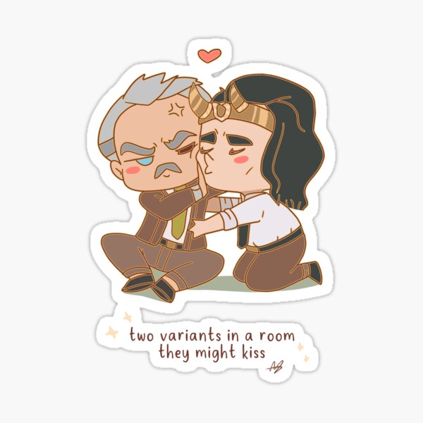 "Lokius (Loki & Mobius) " Sticker for Sale by andzl | Redbubble
