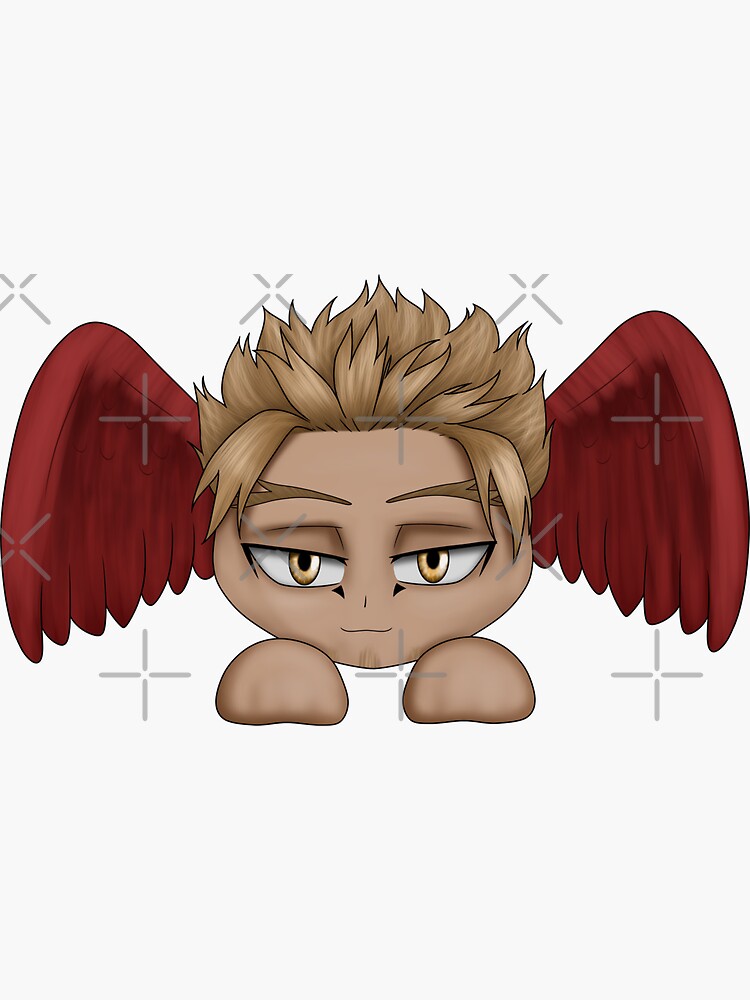 "Chibi Hawks" Sticker for Sale by SebbieMayjule | Redbubble