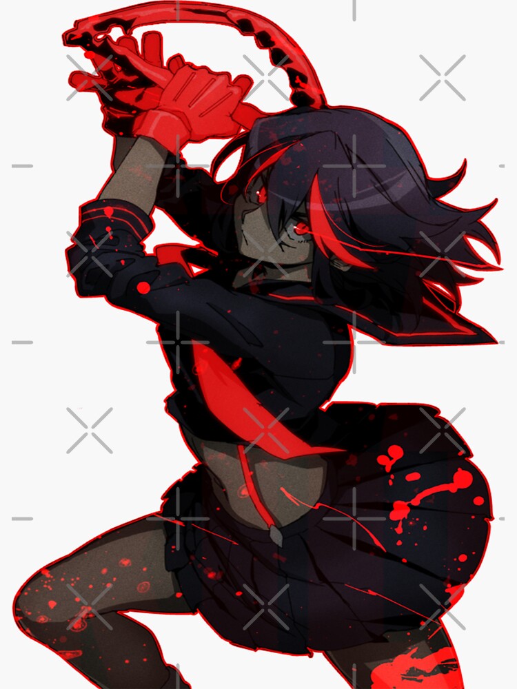 "Ryuko Matoi" Sticker by seyd-art | Redbubble