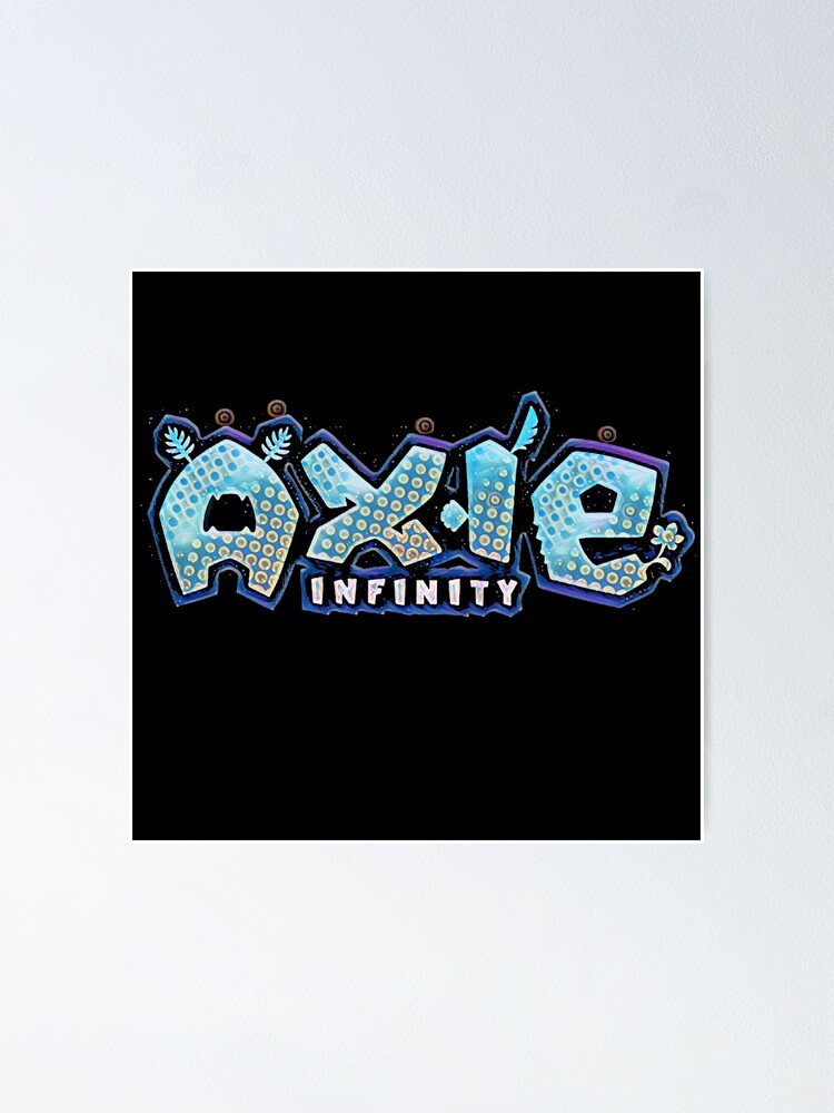 "Axie Infinity Logo crypto game (axs) (slp)" Poster by LiveStores ...