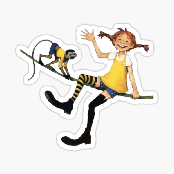 Pippi Longstocking Stickers | Redbubble