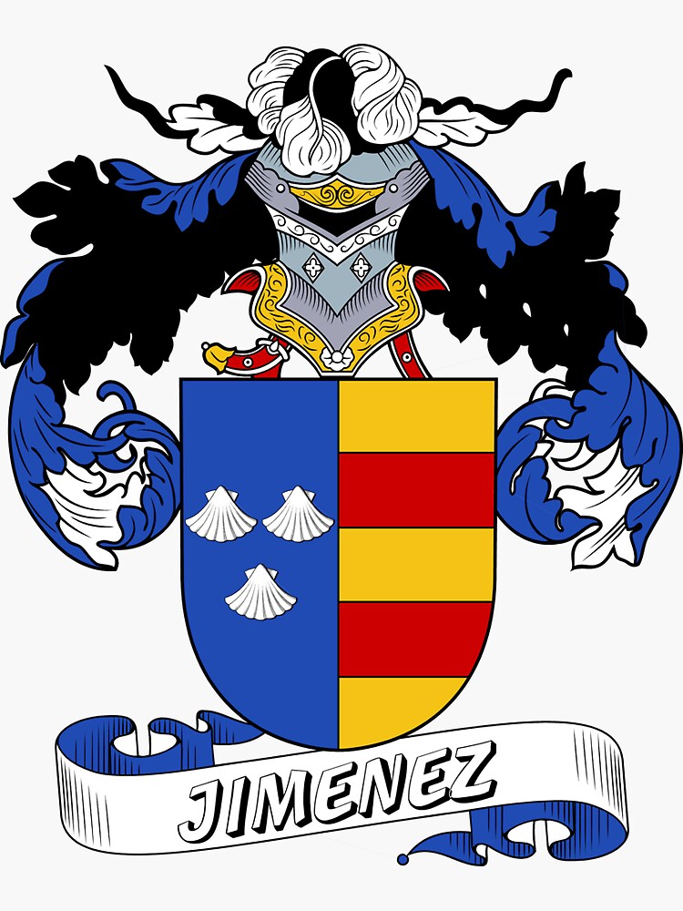 "Jimenez" Sticker by HaroldHeraldry | Redbubble