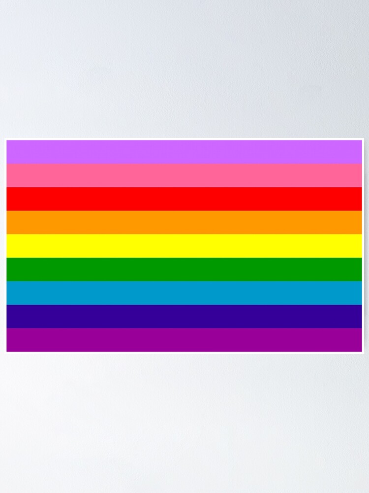 "Original Pride Flag" Poster for Sale by radfem-designs | Redbubble