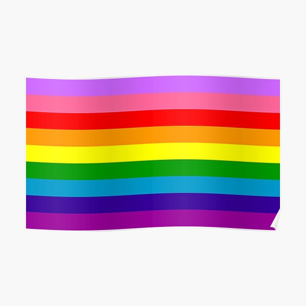 "Original Pride Flag" Poster for Sale by radfem-designs | Redbubble