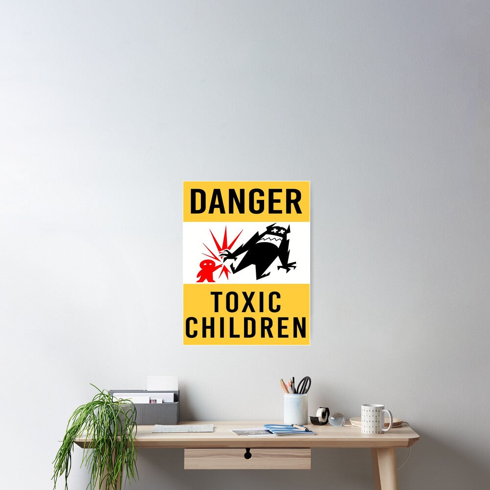 "Monster Inc. Caution Sign" Poster for Sale by kodanugg | Redbubble