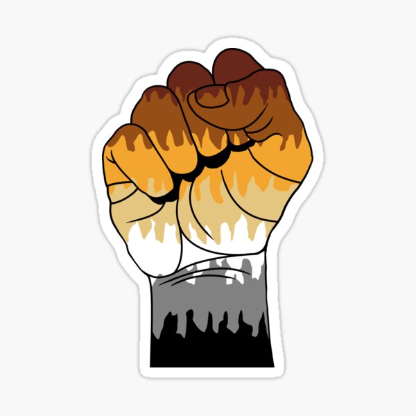 "bear fist" Sticker by Jevaz | Redbubble