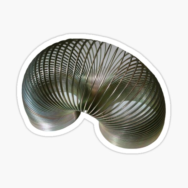 "Slinky" Sticker for Sale by tessvictory | Redbubble