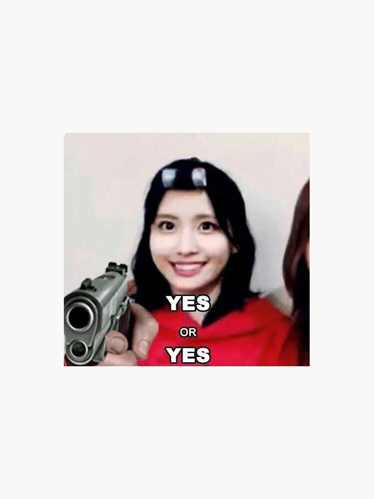 "momo meme" Sticker for Sale by kpopTV | Redbubble