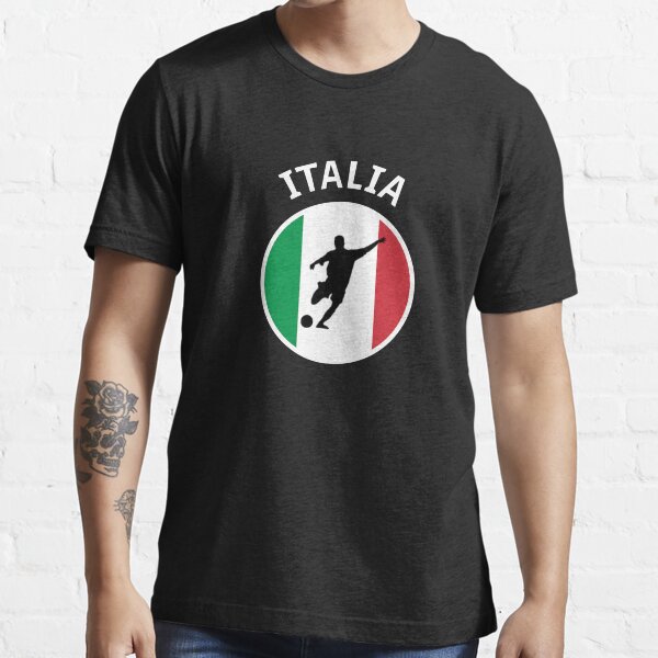 "Italia Soccer And Flag Logo - Cool Italian Calcio Fan" T-shirt for ...