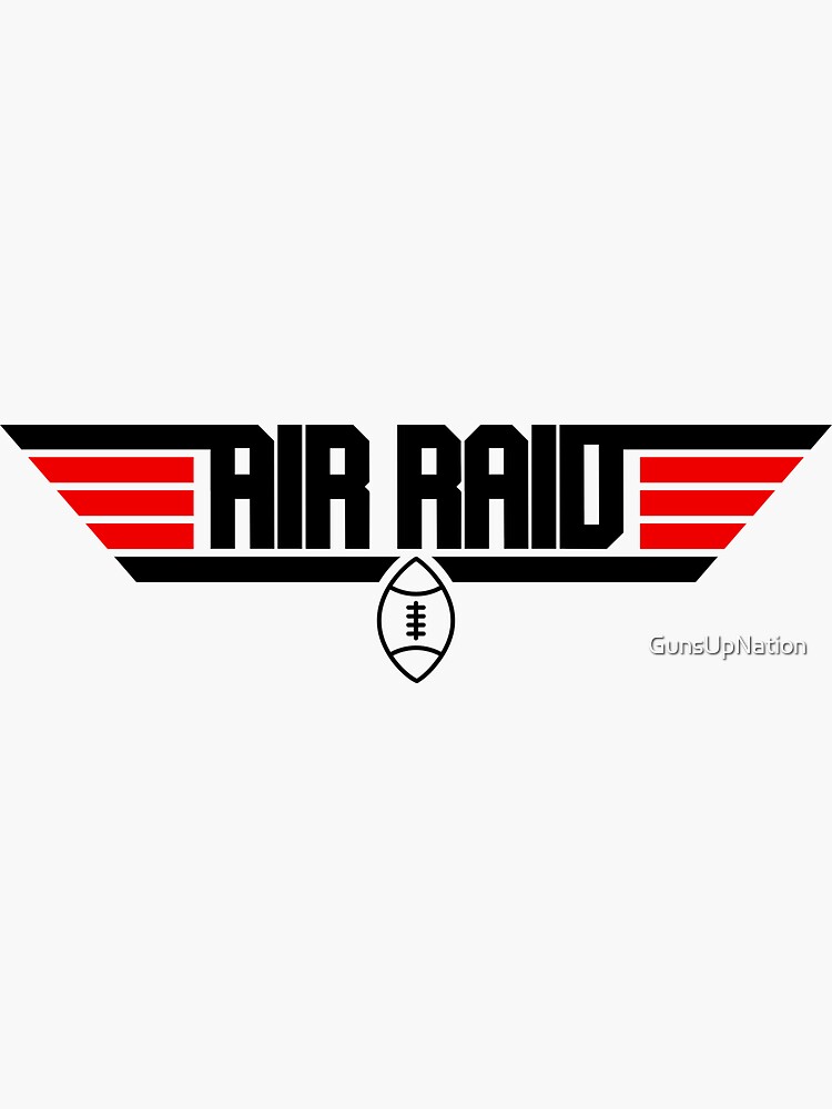 "Air Raid" Sticker for Sale by GunsUpNation | Redbubble