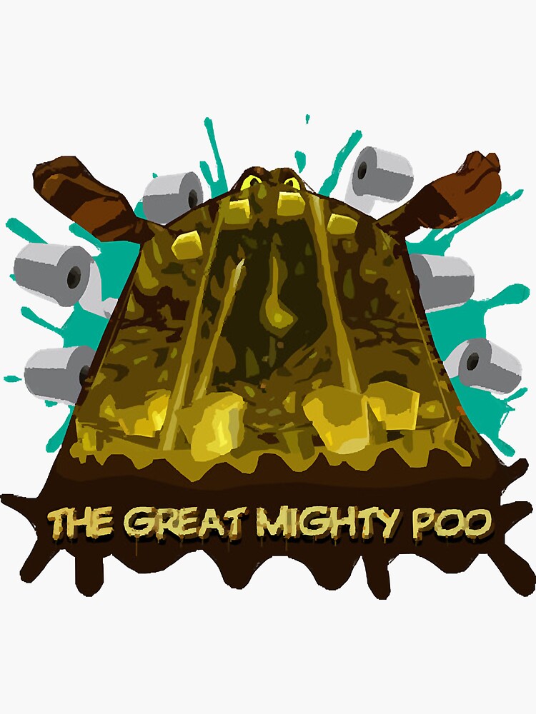 "The Great Mighty Poo " Sticker for Sale by nnHisel19 | Redbubble