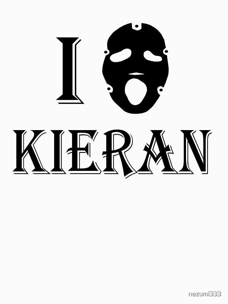 "I love Kieran - Black" T-shirt for Sale by nezumi333 | Redbubble ...