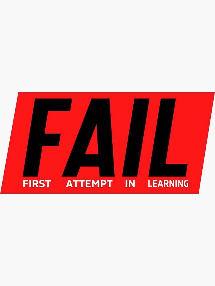 "First Attempt In Learning Essential T-Shirt" Sticker for Sale by ...