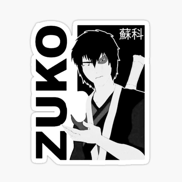"Avatar The Last Airbender Zuko" Sticker for Sale by SilvanaSantana ...