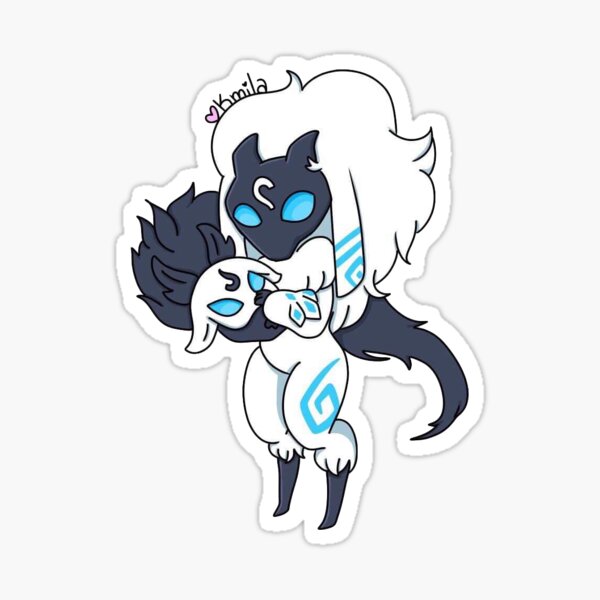 "LOL kindred" Sticker by KmilaCreacion | Redbubble