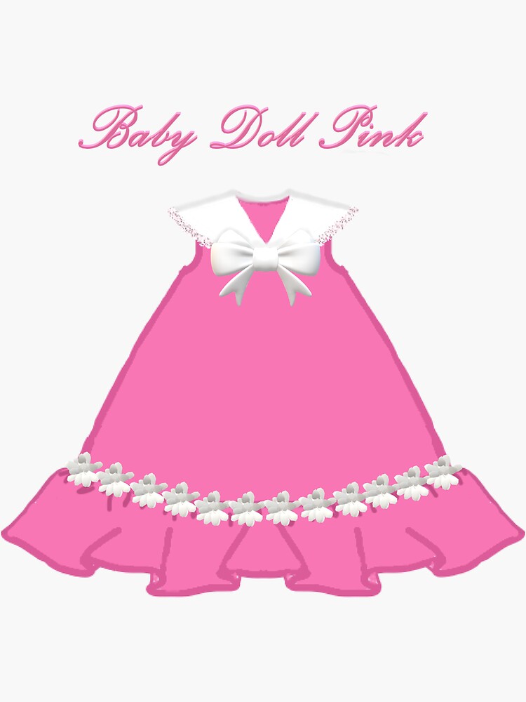 "Baby Doll Pink" Sticker by DreamPink | Redbubble