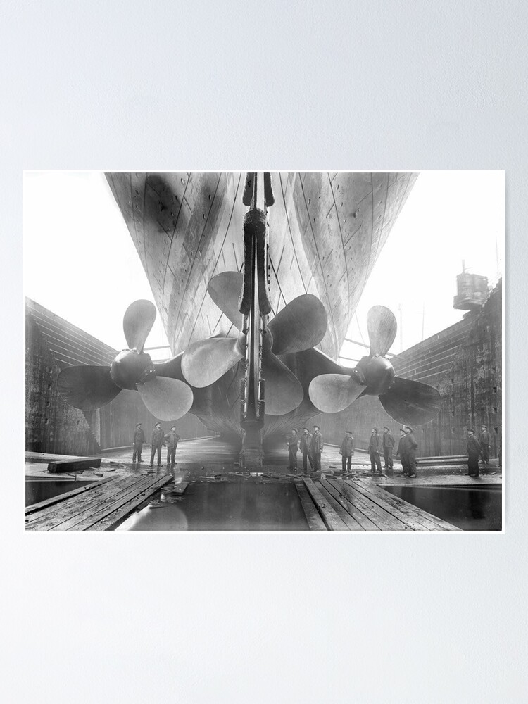 "ship's big propeller" Poster by Elsiejoneshe | Redbubble