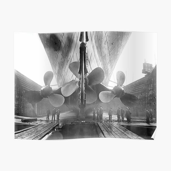 "ship's big propeller" Poster by Elsiejoneshe | Redbubble