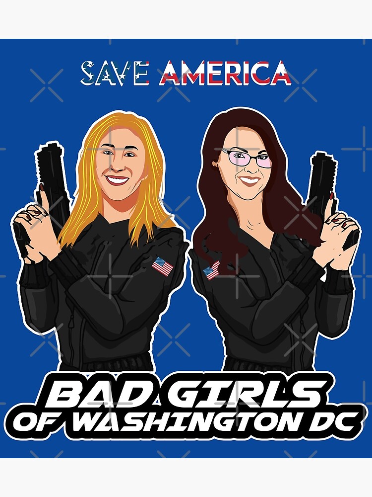 Lámina metálica «Las chicas más malas de Washington DC Save America ...